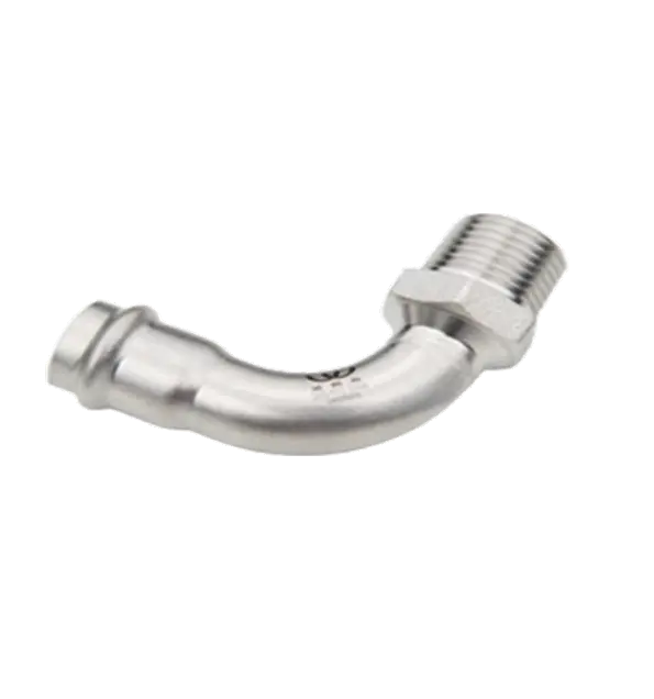 Steel 90 Degree Elbow,Male Elbow Stainless Steel V Profile Press ...